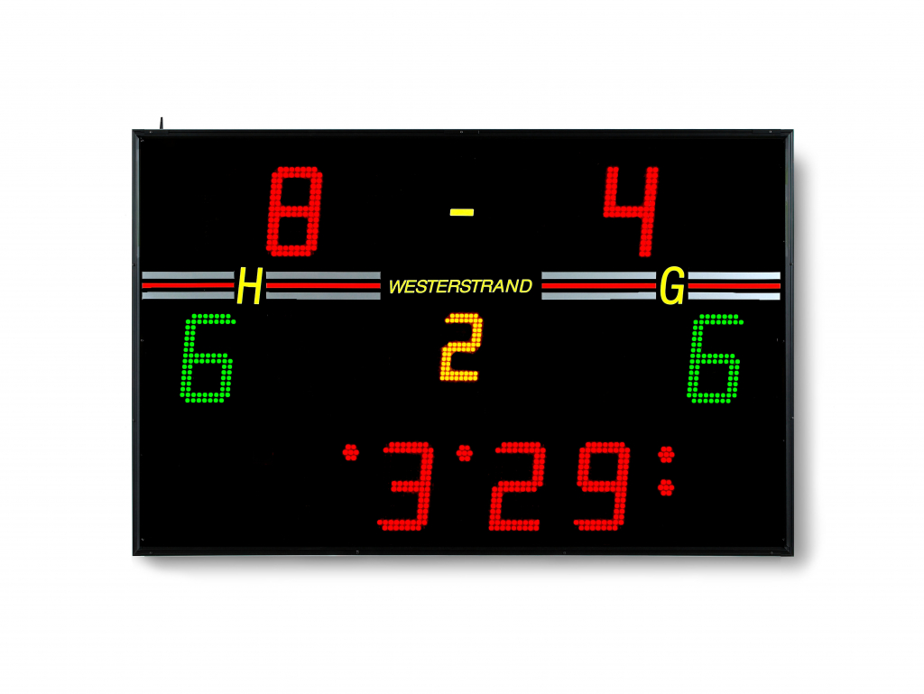 Scoreboard BASIC LED-190 - Ice hockey with shots - Westerstrand